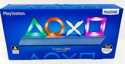 PlayStation Icons LED Neon Light Paladone Collectible 3 Light Modes NEW ...