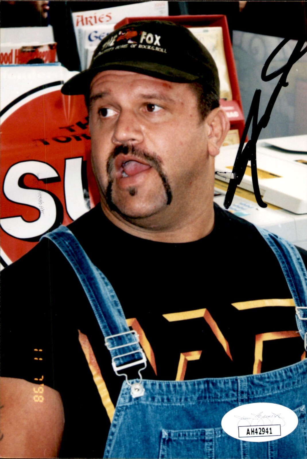 Road Warrior Animal Signed WWF 4x6 Photo #1 JSA COA WWE Legion Of Doom ...