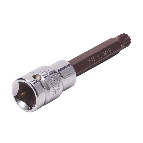 M10 Triple Square Bit CR-V Sockets Spline Bit Socket Industrial Use ...