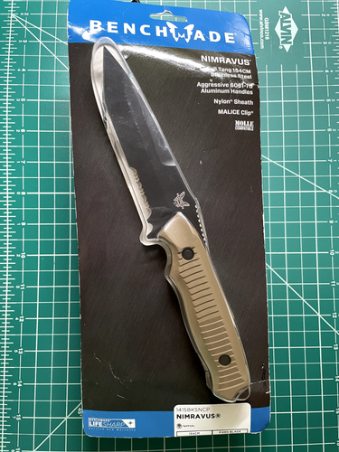 Benchmade 141 Nimravus Tanto FDE W/ Sheath Discontinued Rare | eBay