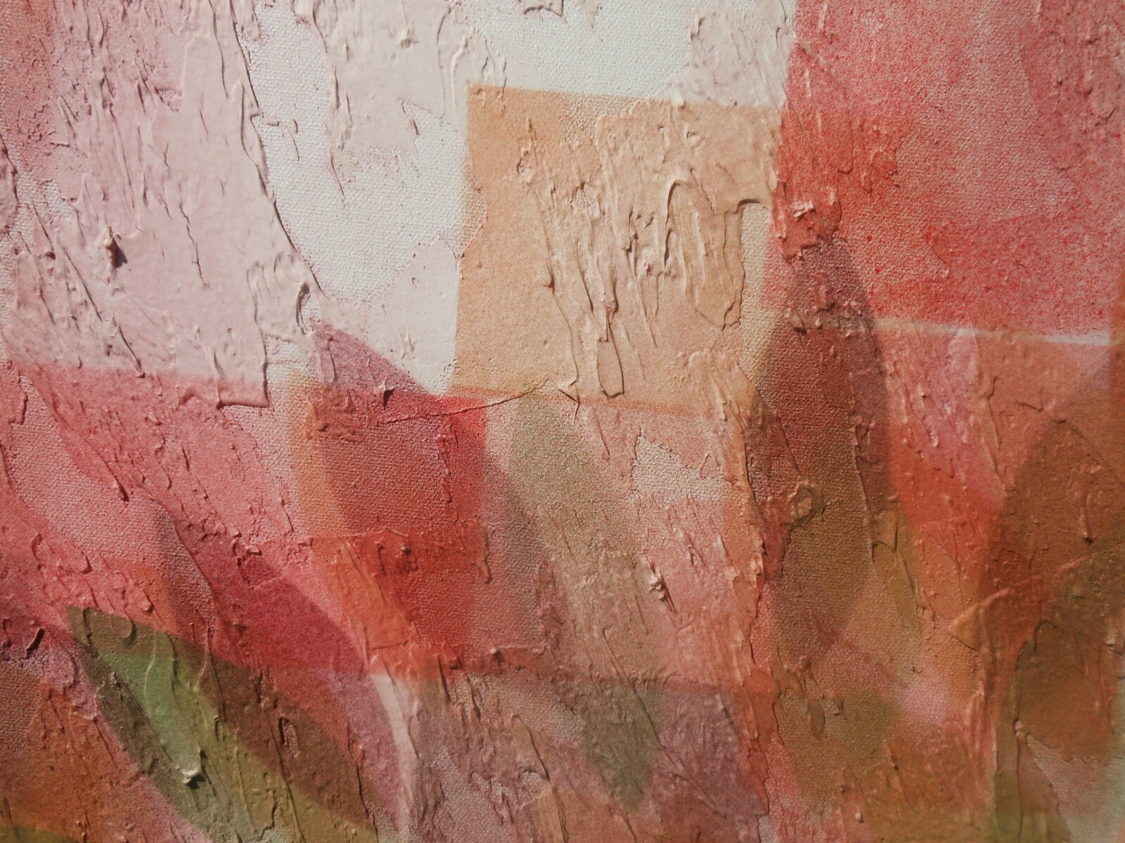 1983 Helle Hamilton Abstract Painting 48" X 36" East Park Gallery Oil ...