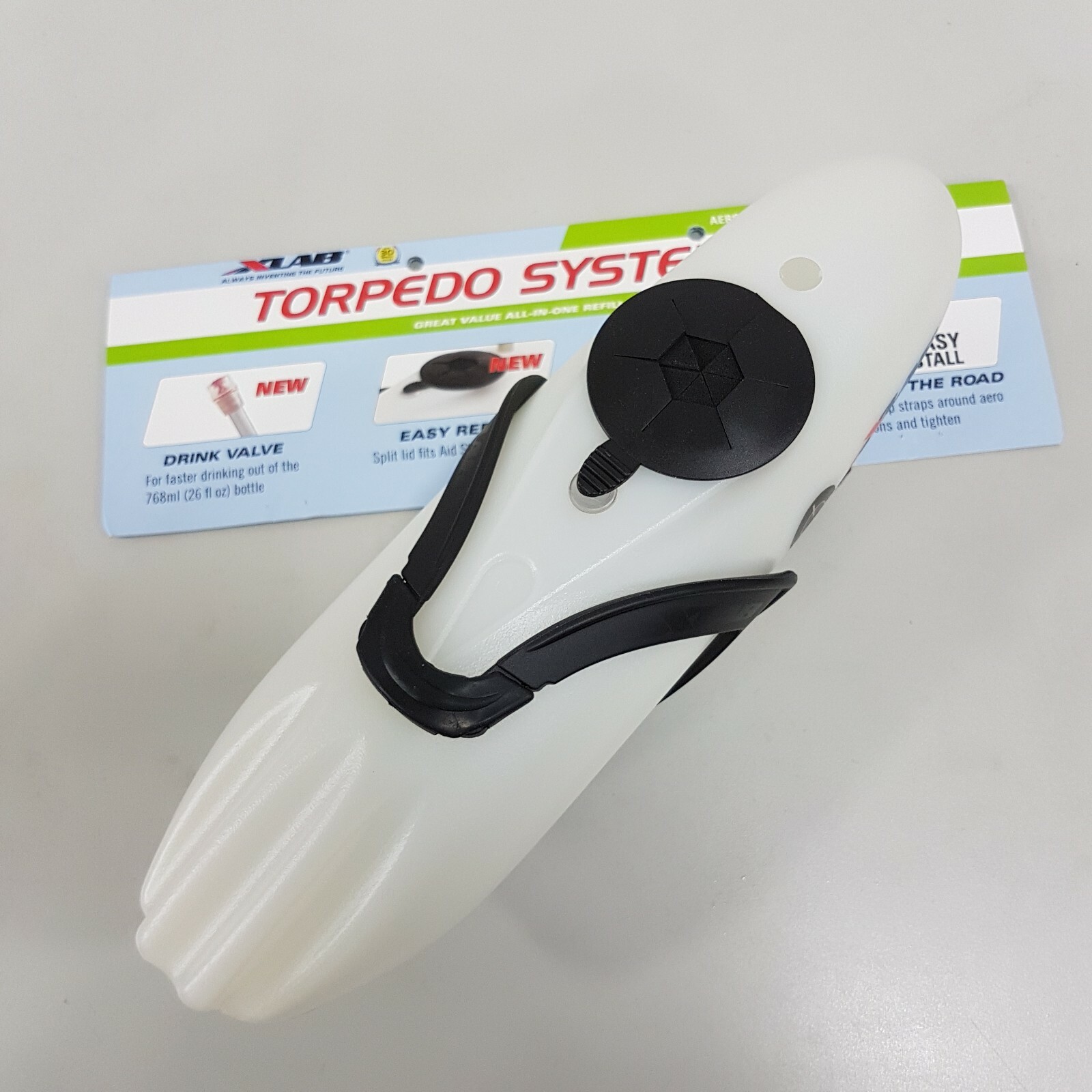 XLab Aerobar Mount Torpedo System 50+ 768ml Bicycle Water Hydration ...