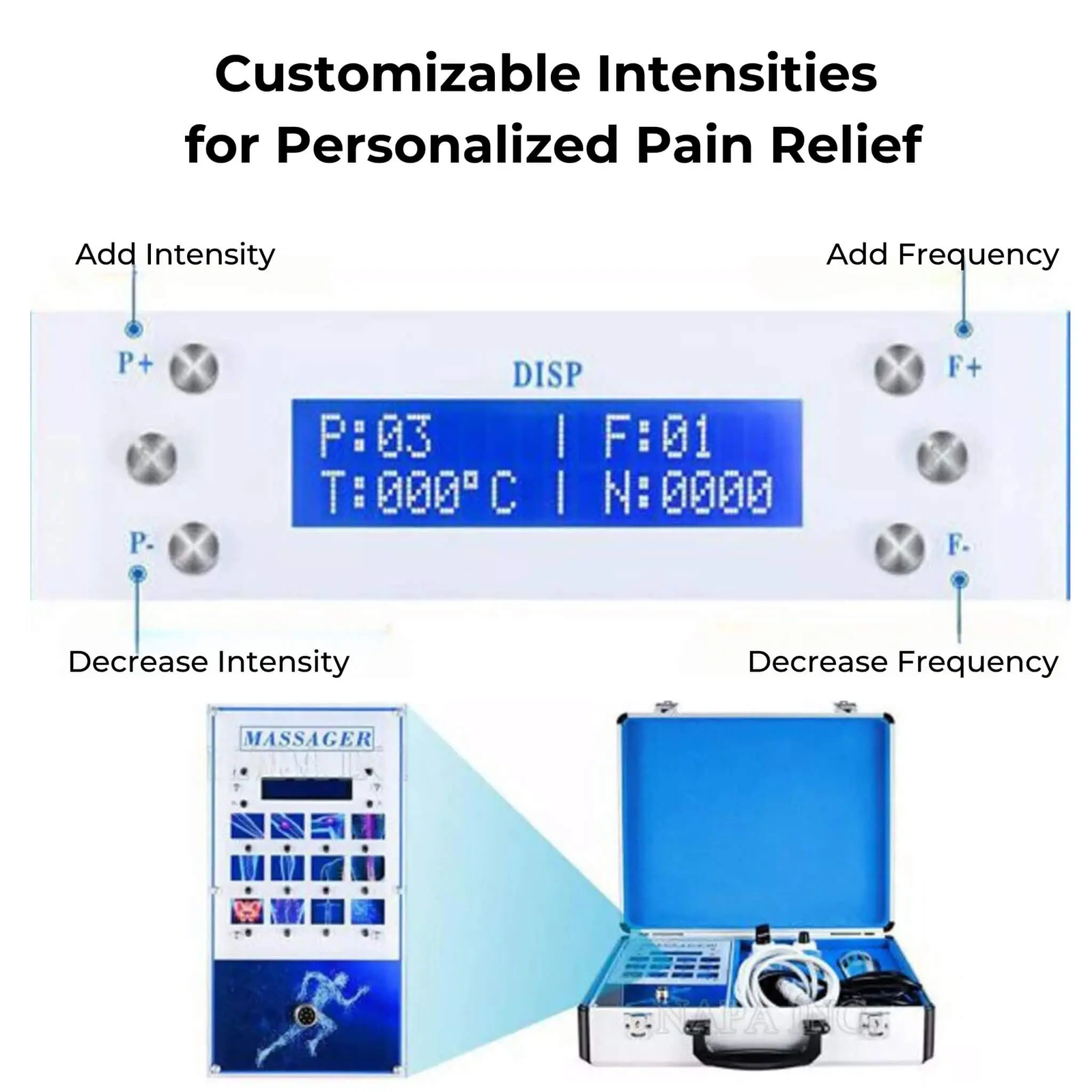 Portable Shockwave Therapy Machines Pain Relief Multi-Functional Body ...