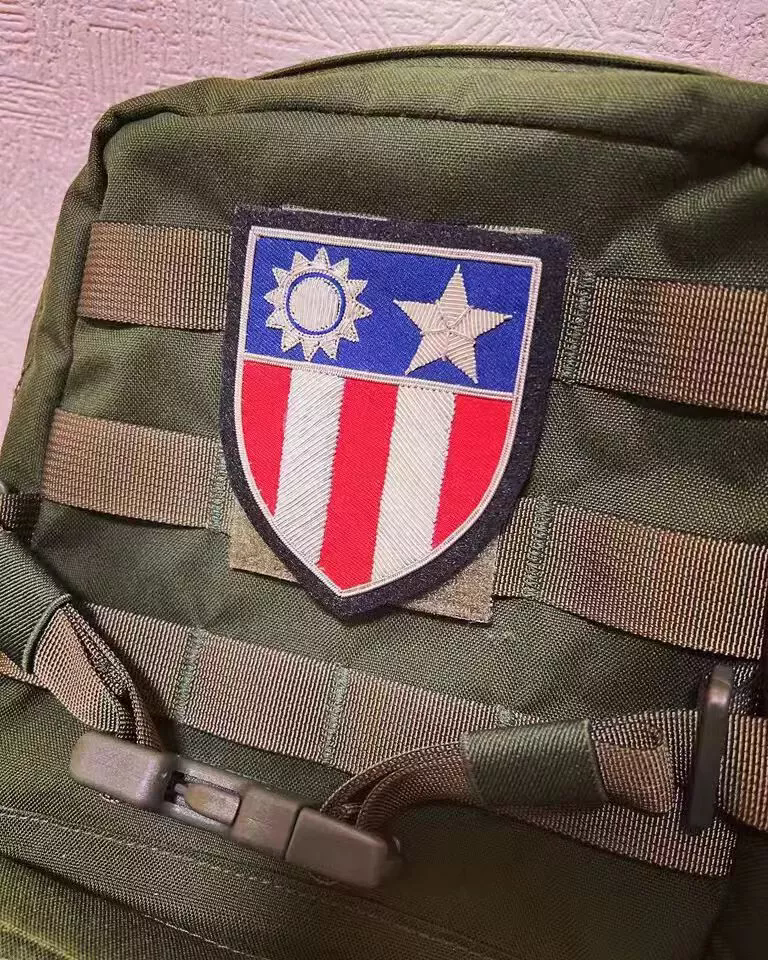 WW2 AAC USAF Squadron Patch CBI China Burma India Bullion AVG Flying ...