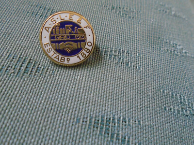 ASLEF RAILWAY TRADE UNION ESTAB. 1880 - ENAMEL PIN BADGE | eBay