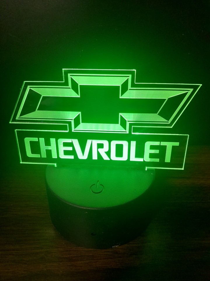 Edge Lit Tabletop Sign, Multi-Colored LED, Desk Lamp, Night Light ...