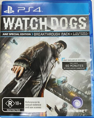 Watch_Dogs Watch Dogs ANZ Special Edition PS4 Game , Ubisoft, Free ...