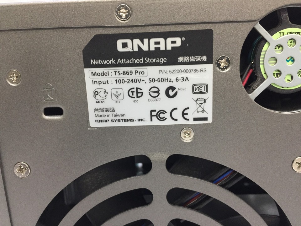 QNAP TS-869 Pro 8-Bay RAID NAS Server Storage Array Powers On No Hard ...