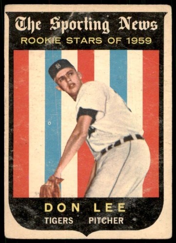 1959 TOPPS DON LEE 132 FAIR BASEBALL DETROIT TIGERS | eBay