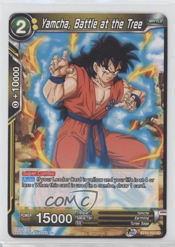 2021 Dragon Ball Super CCG - Saiyan Showdown BT15 UW06 Yamcha Battle at ...
