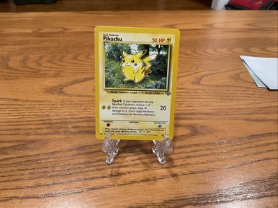 Rare Pikachu Pokemon Card Original 1995 Great Condition 50 hp 60/64 RED ...