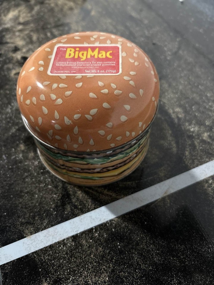 McDonald's Big Mac Collectible Tin 1996 Empty | eBay UK