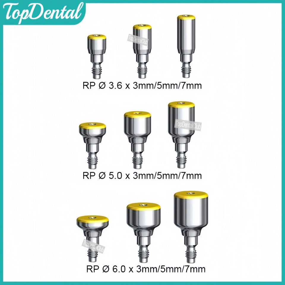 Dental RP NP Healing Cap Abutmment Conical Connection Tool Fits Nobel ...