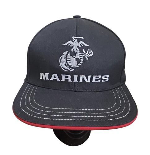 USMC Hat United States Marine Corps US Military Cap Black Embroidered ...