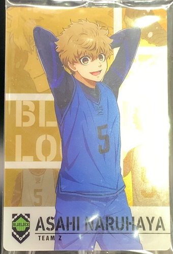 Asahi Naruhaya Blue Lock Wafer Card TCG Bandai New Football Soccer ...
