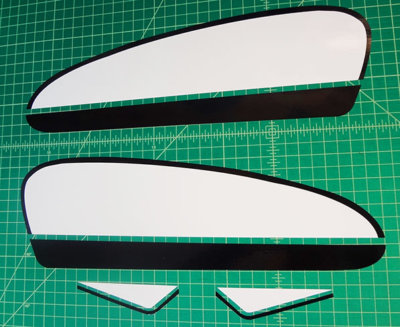 Vintage CB100 CB SB 100 K2 White 4pc tank Decals Graphics Stickers ...