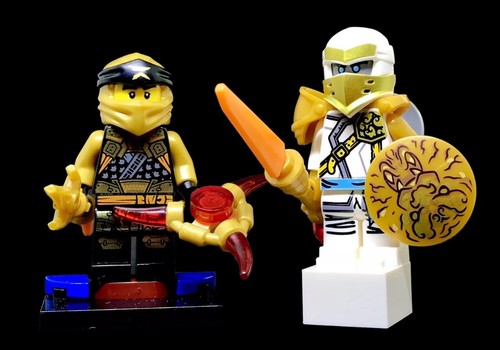 NINJAGO LEGO GENUINE NINJA COLE + ICE ZANE NINDROID | eBay