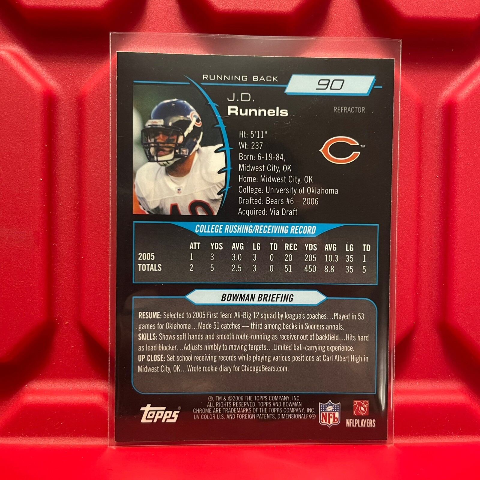 2006 Bowman Chrome - Refractor #90 J.D. Runnels (RC) for sale online | eBay