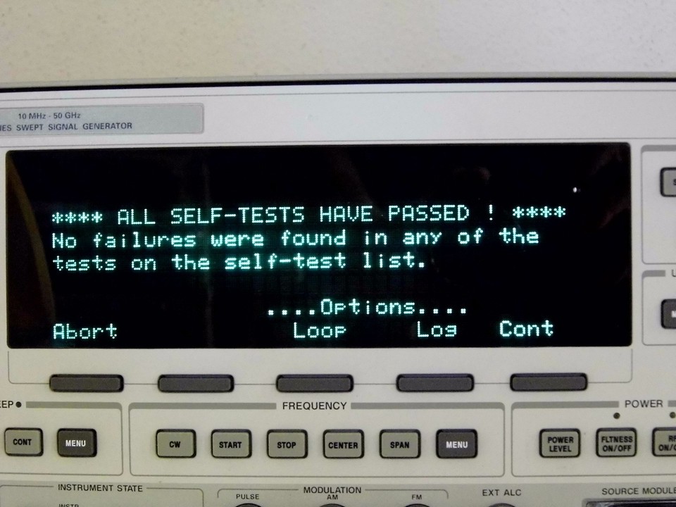 Agilent 83650B /001/002/008 * 10Mhz - 50Ghz Synthesized Signal ...