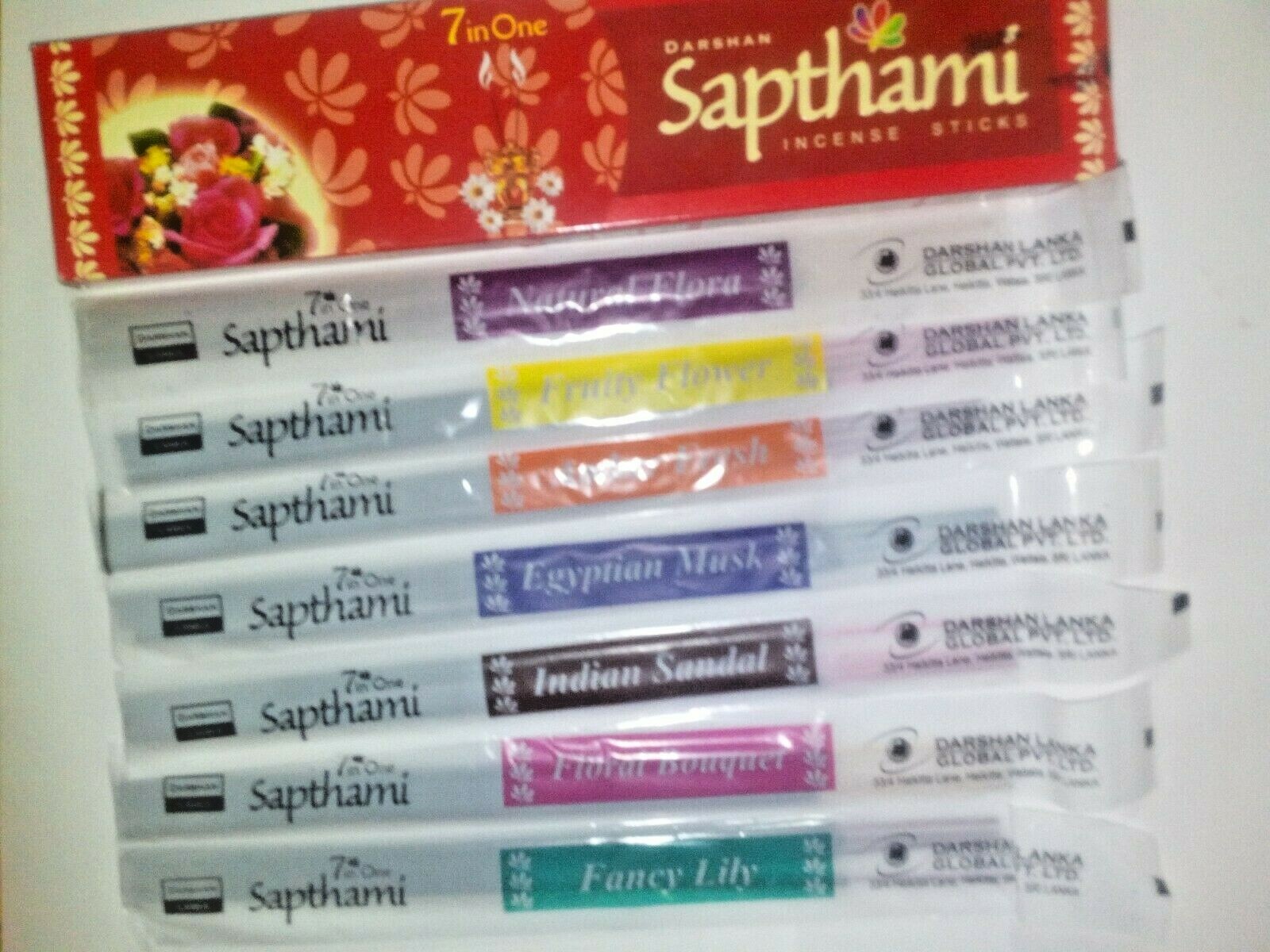 Sapthami Incense Sticks Fragrance - 7 in one | eBay.de