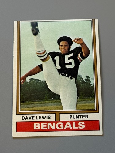 1974 Topps Football #236 Dave Lewis | eBay