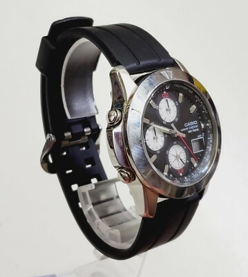 RARE,UNIQUE Men's ANALOG-DIGITAL Watch CASIO "Wave Septor" (4722) WVQ ...