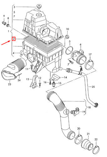 NEW VOLKSWAGEN TRANSPORTER T5 AIR FILTER 7H0129620 OEM | eBay