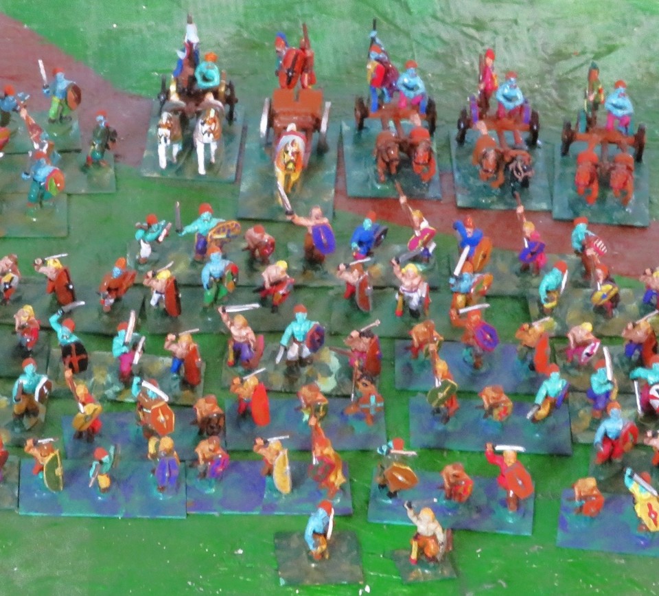 15mm miniatures, painted, PICTS, Caledonians, "Painted People" and more ...