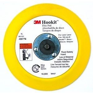 3M 05776 Hookit 6 Inch Disc Pad with Round Back Up | eBay
