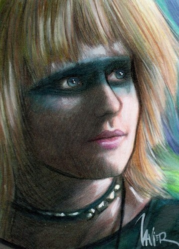 Blade Runner PRIS Daryl Hannah REPLICANT Sketch Card PRINT Open Edition ...
