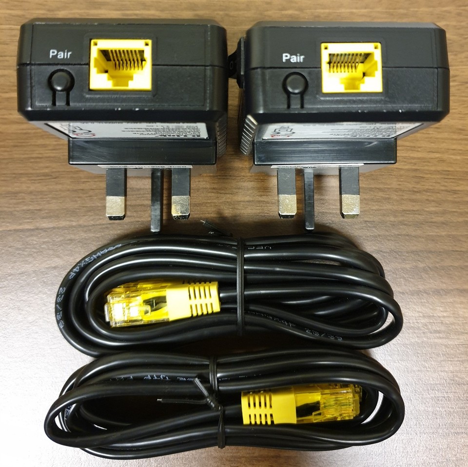 2 x D-Link TalkTalk DHP-300AV Powerline Adapters BT Sky, Virgin, EE ...