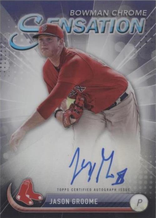 2017 Bowman Chrome - Chrome Sensation Autographs Jason Groome #CSA-JG ...