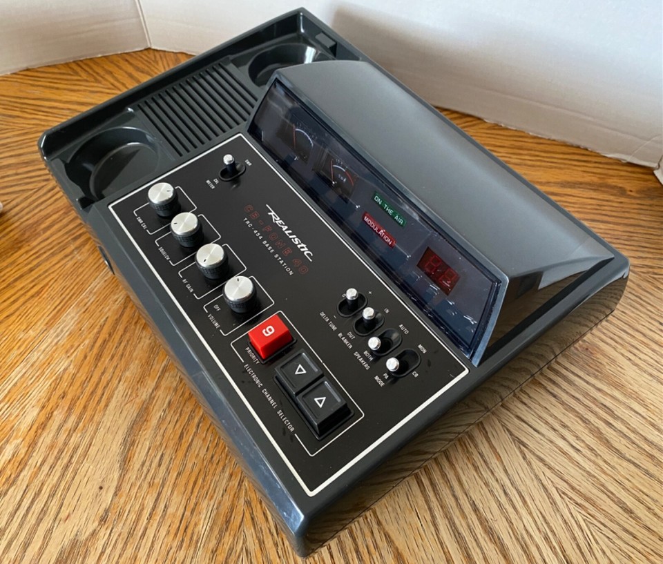 NOS Vintage 1978-79 Realistic Navaho TRC-454 CB-Fone 40 Channel CB ...