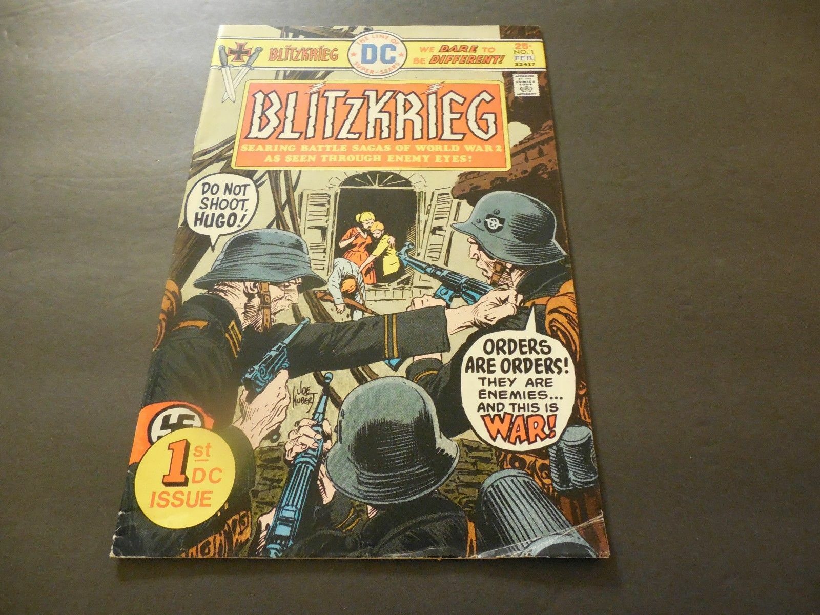Blitzkrieg #1 February 1976 Bronze Age DC Comics ID:7265 | eBay