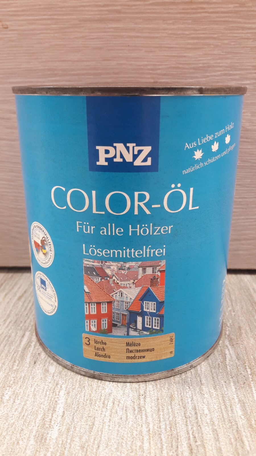 16€/L PNZ Color ÖL 0,75L Pflege-ÖL Schutz-ÖL Holz-ÖL innen & außen (A56 ...