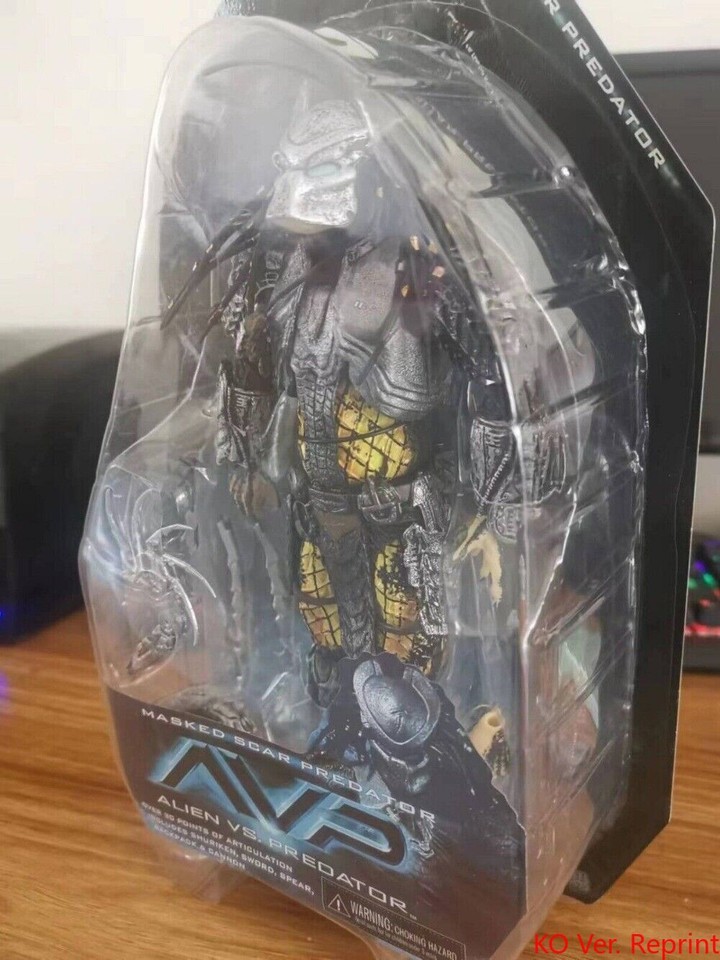 NECA Alien VS Predator masked scar predator Model Collection toy Action ...