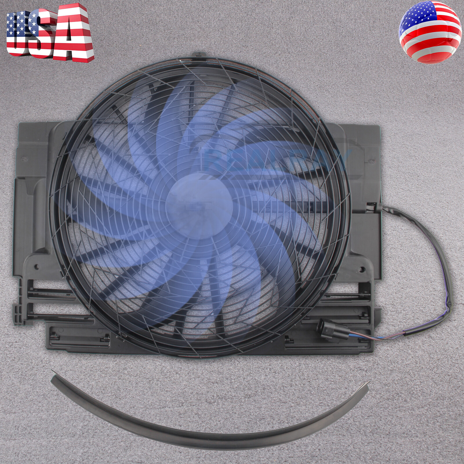 Auxiliary AC Condenser Fan Assembly For BMW X5 BM3020102 E53 Chassis | eBay