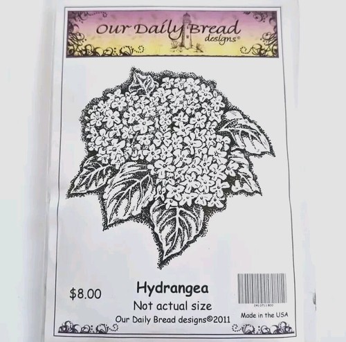 HYDRANGEA Our Daily Bread Rubber Stamps Flower Garden Outdoors Summer ...