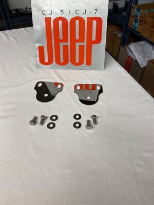 Jeep CJ and YJ Stainless Steel Windshield frame brackets | eBay