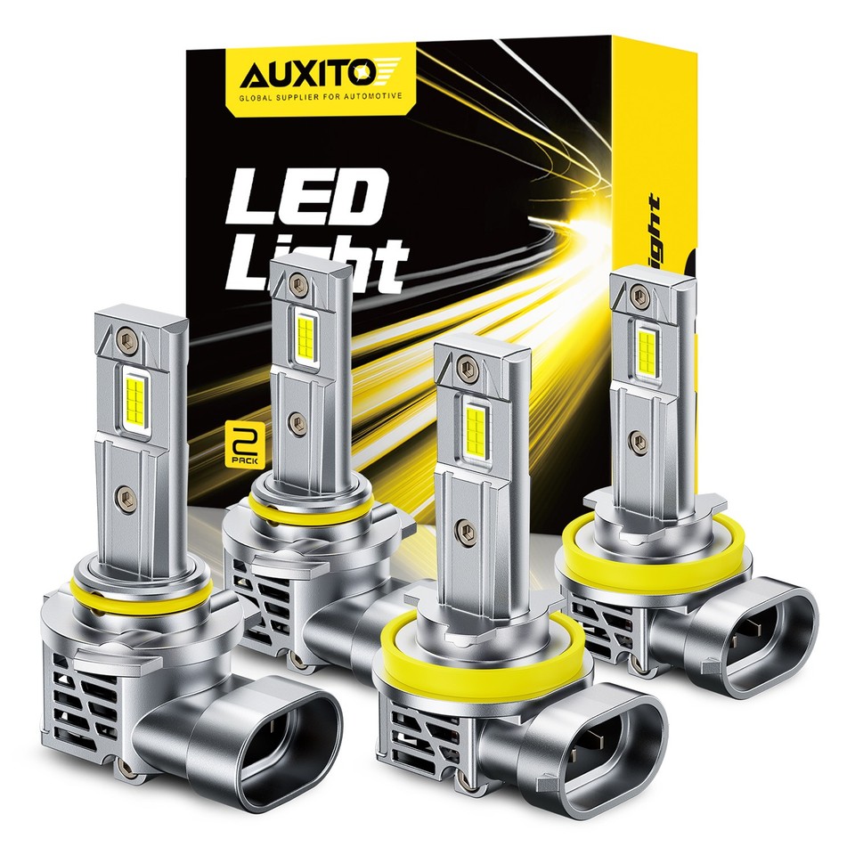 AUXITO 9005/HB3 H11/H8 Combo LED Headlight Bulbs High Low Beam 6500K ...