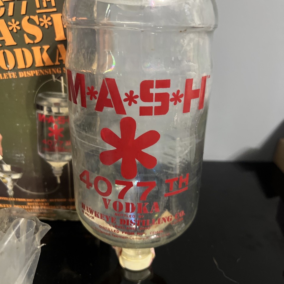 Vintage 1983 MASH 4077th I.V. Drip Vodka Dispenser Hawkeye Distiller | eBay