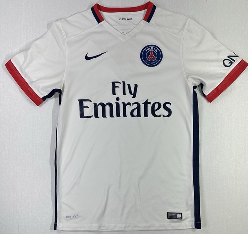 Nike PSG Paris Saint-Germain Away Jersey 2015 Authentic Fly Emirates ...