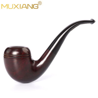 Bent Curved Cumberland Stem Tobacco Pipe Briar Bulldog Pipe Smooth ...