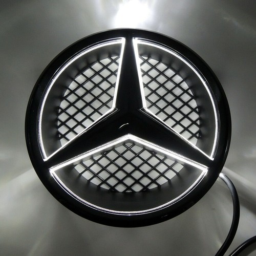 Car Front Grille LED Emblem Light for Mercedes Benz Illuminated Logo ...