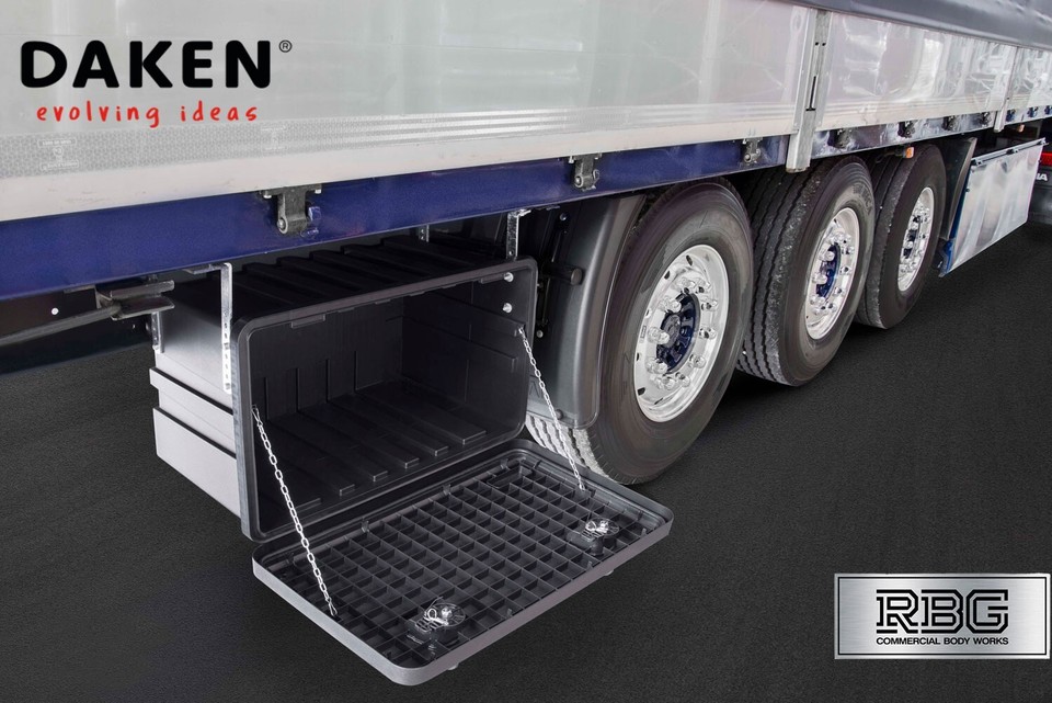 DAKEN Toolbox JUST 900 x 367 x 300 With BRACKETS 4x Truck Storage Box ...