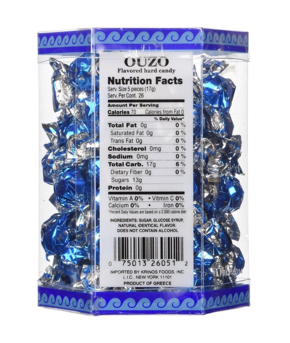Hard Candy & Lollipops Ginger Fantis, Greek Ouzo Natural Candies (2 Lbs ...