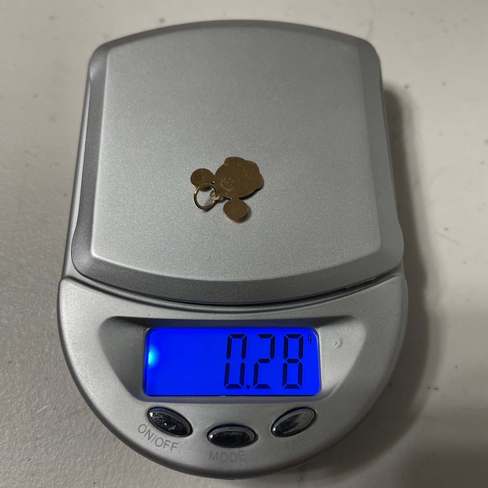 RARE Vintage Mickey Mouse Face Disney 10k Yellow Gold… - Gem