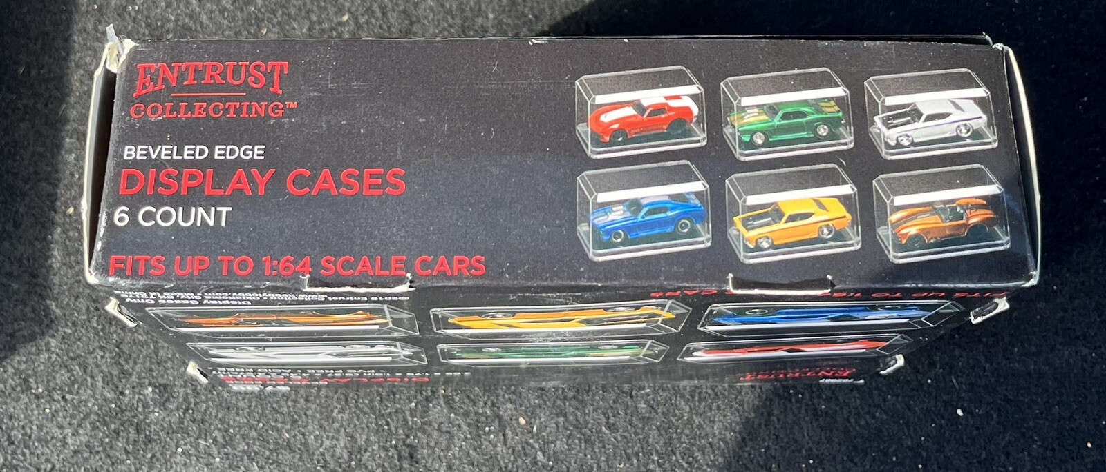 🏁 ENTRUST COLLECTING Crystal Clear (6) Display Cases for 1/64 Scale ...