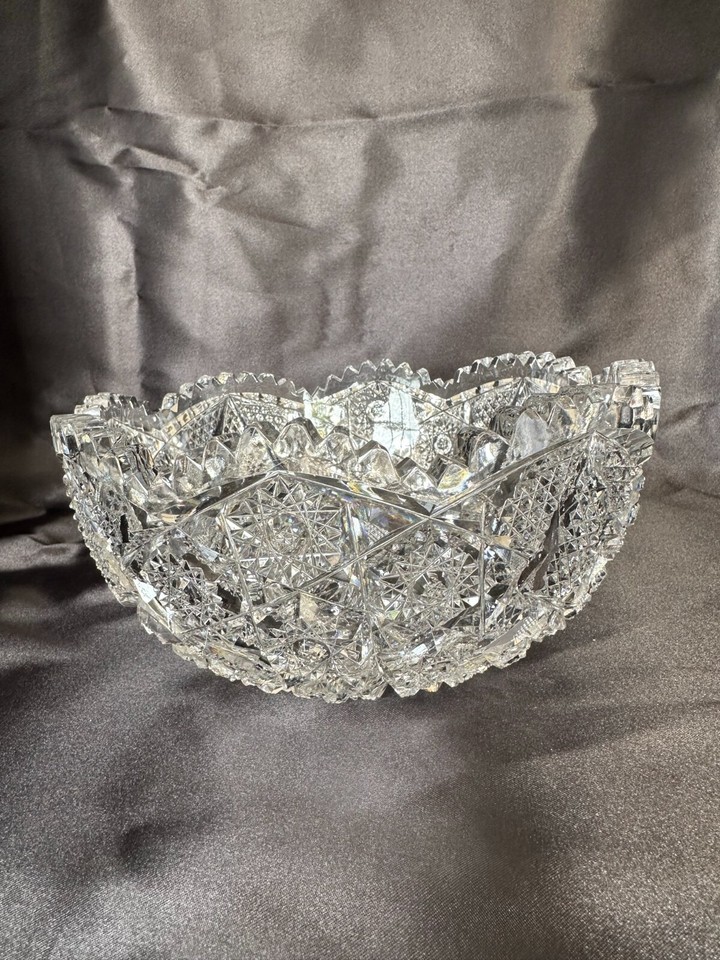 Exceptional Very Fine Antique American Brilliant Cut Glass Victorian ...