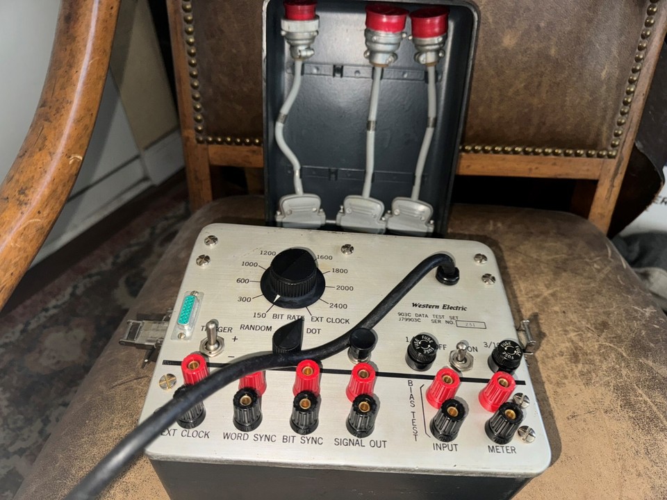 Western Electric 903c Data Test Set Bell System telephone tv cb ham ...
